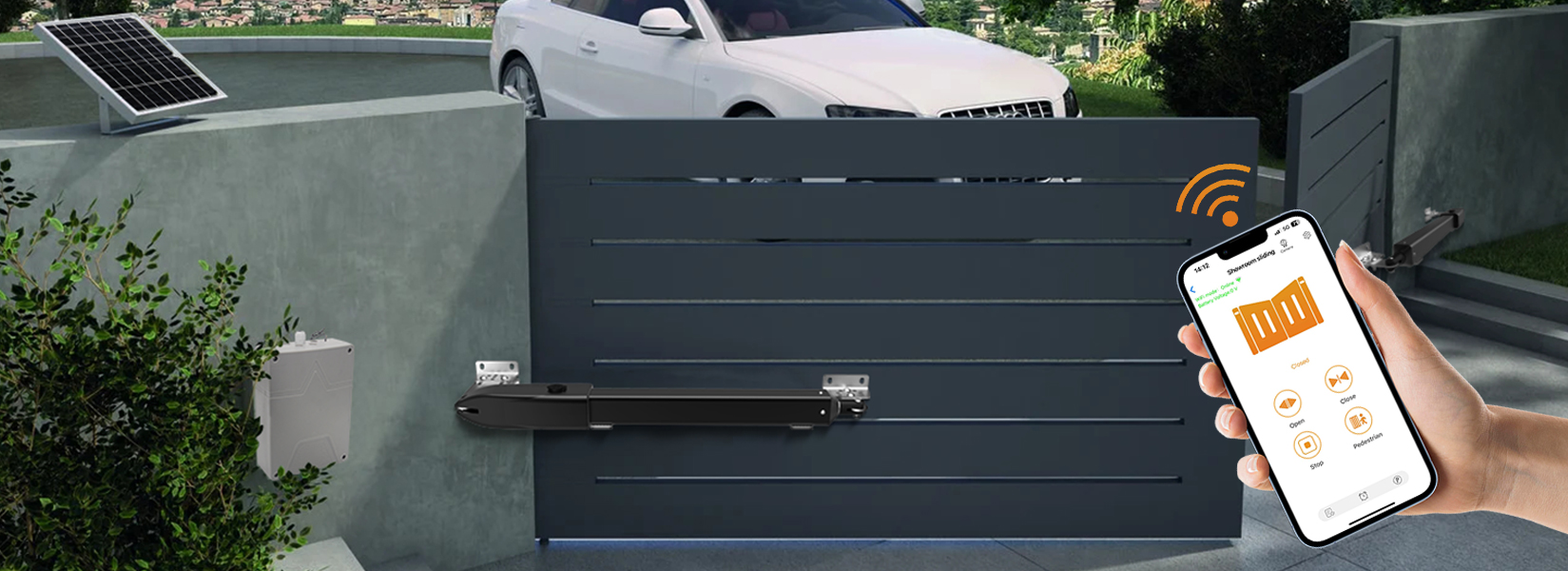 Swing Gate Opener_Jujiang intelligent doors and windows
